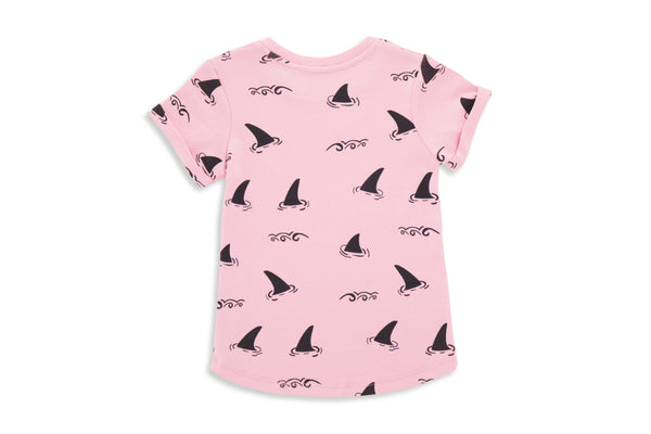 Blushing Shark Child and Toddler T-shirt – Beck & Doodle